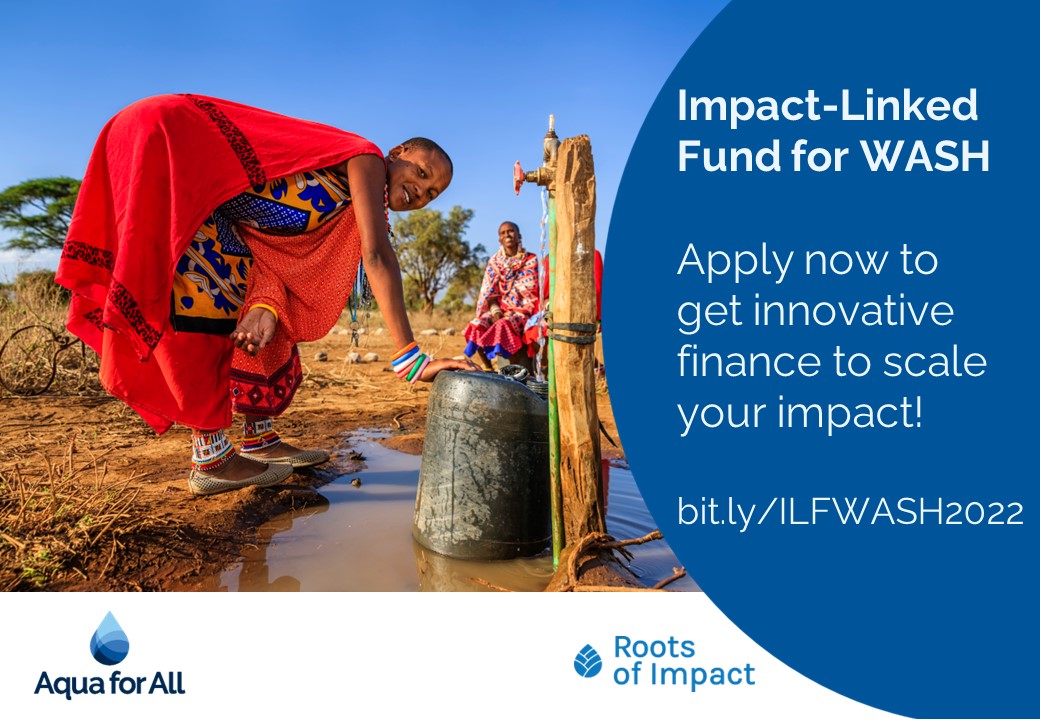 Impact-Linked Fund for WASH: call for applications - Aqua for All
