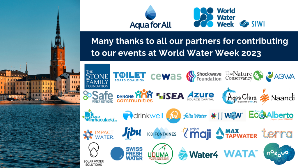 Collaborating for change: Reflecting on World Water Week - Aqua for All